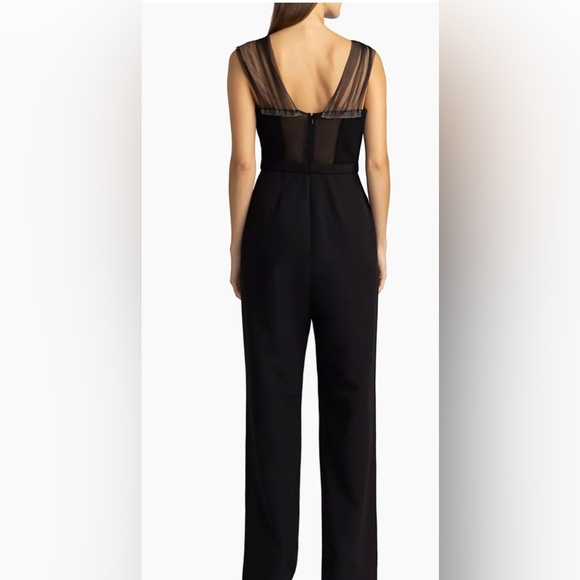 Zac PosenTulle Bustier Top Jumpsuit $525 Size 12 NWT